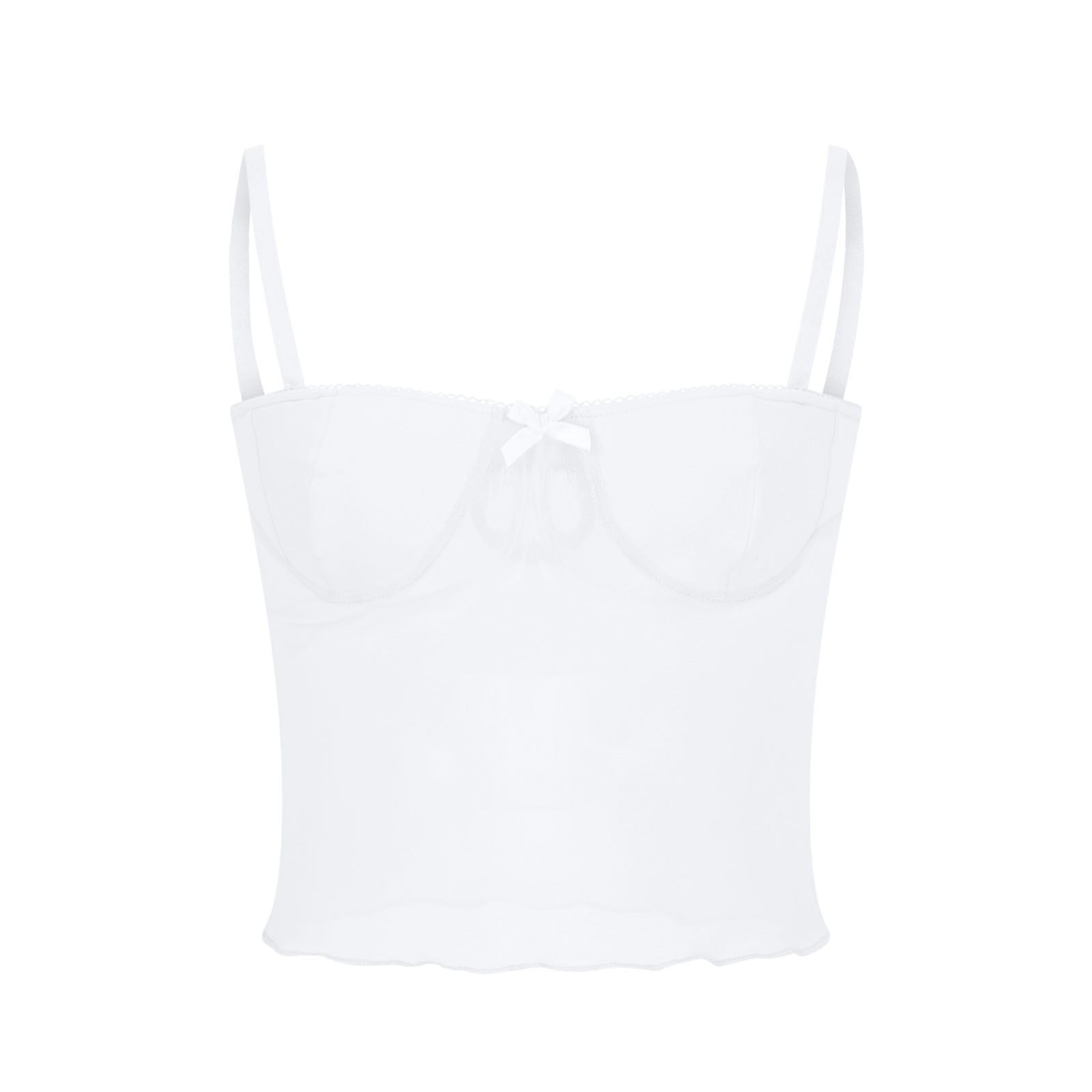 Mingw No Boundaries Women's Cropped Cami Sexy Backless Camisole ...
