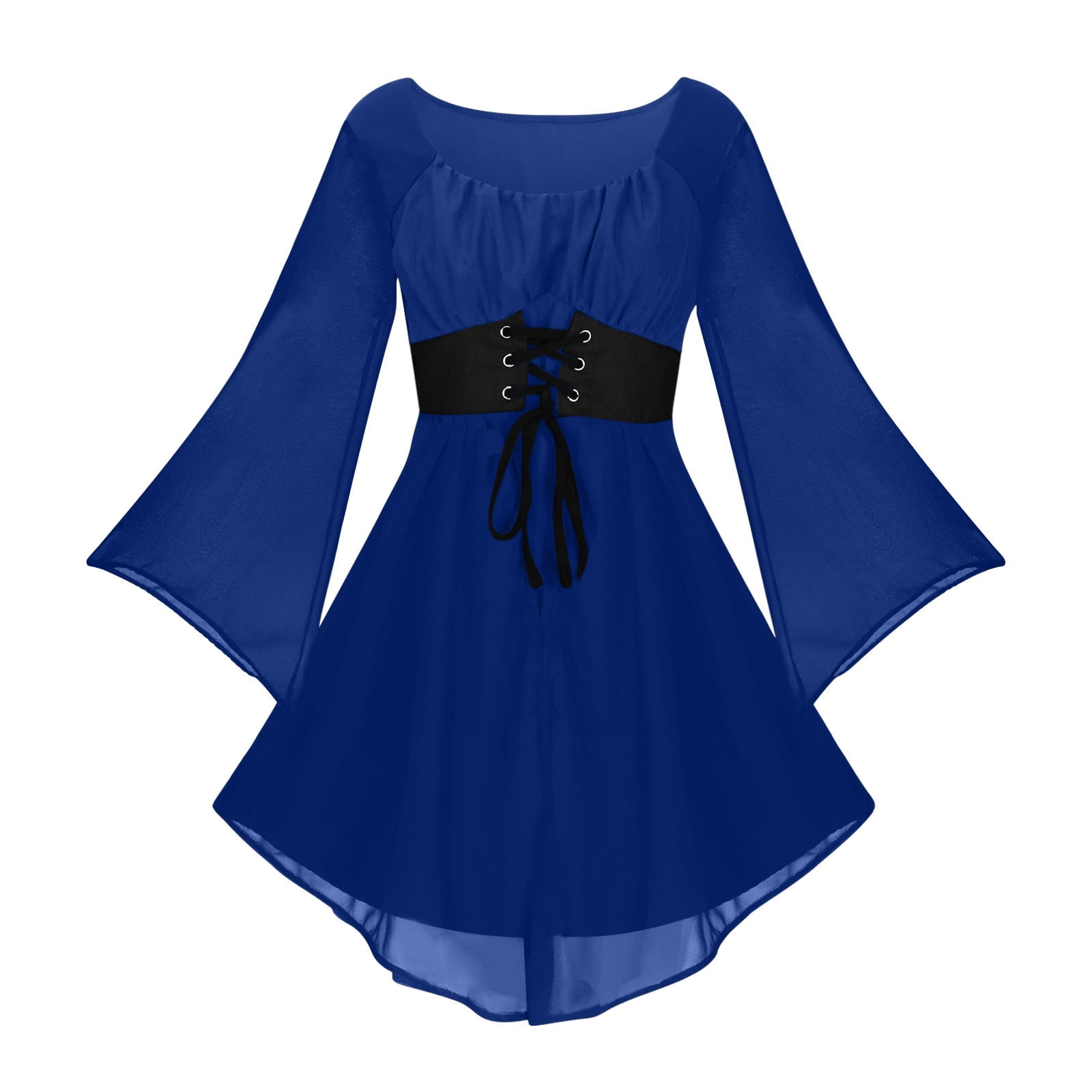 Mingw Renaissance Corset Dresses Victorian Gothic Boho Top for Women ...