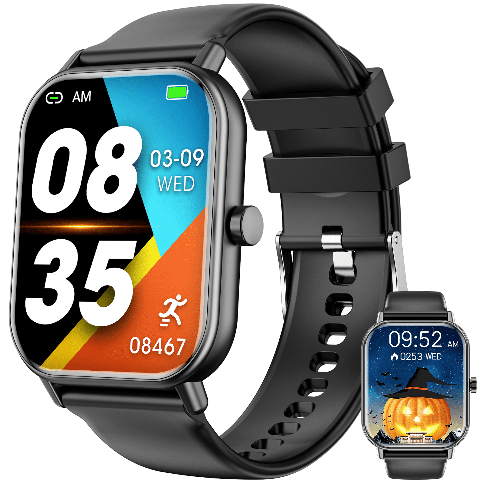 Mingwear 2024 New 1.85-inch Men's and Women's Smartwatch with Fitness ...