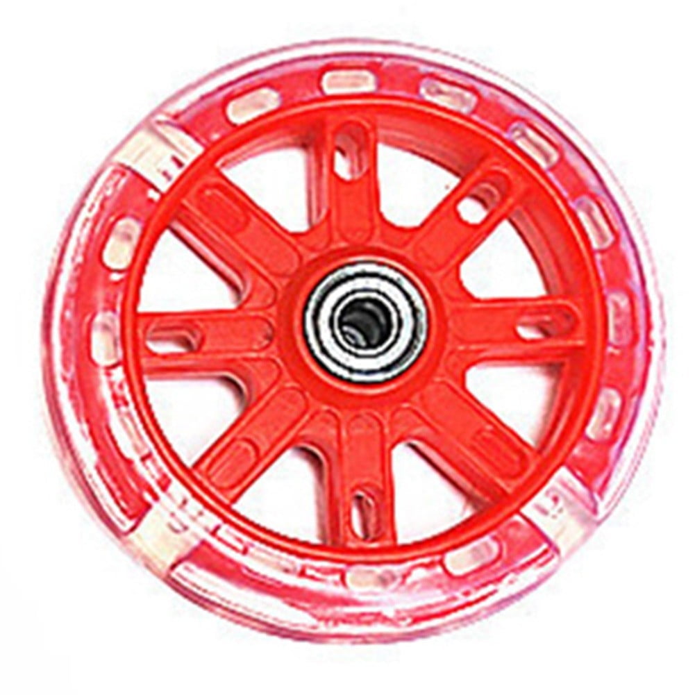 Mingyiq KIDS LED SCOOTER WHEELS 110mm LIGHTS FLASH RAZOR STUNT PUSH ...