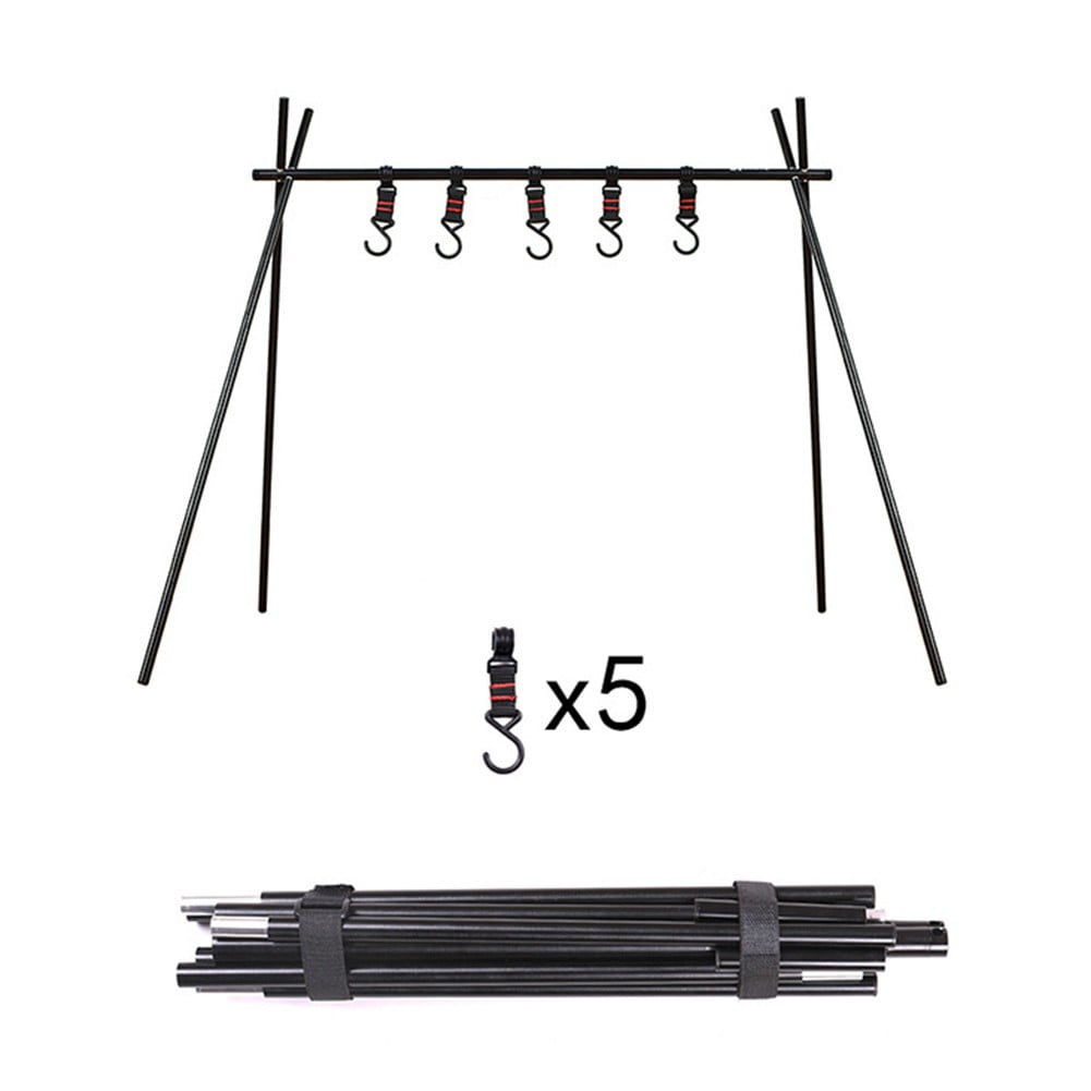 Mingyiq Outdoor Folding Storage Rack: Lightweight Aluminum for Camp ...