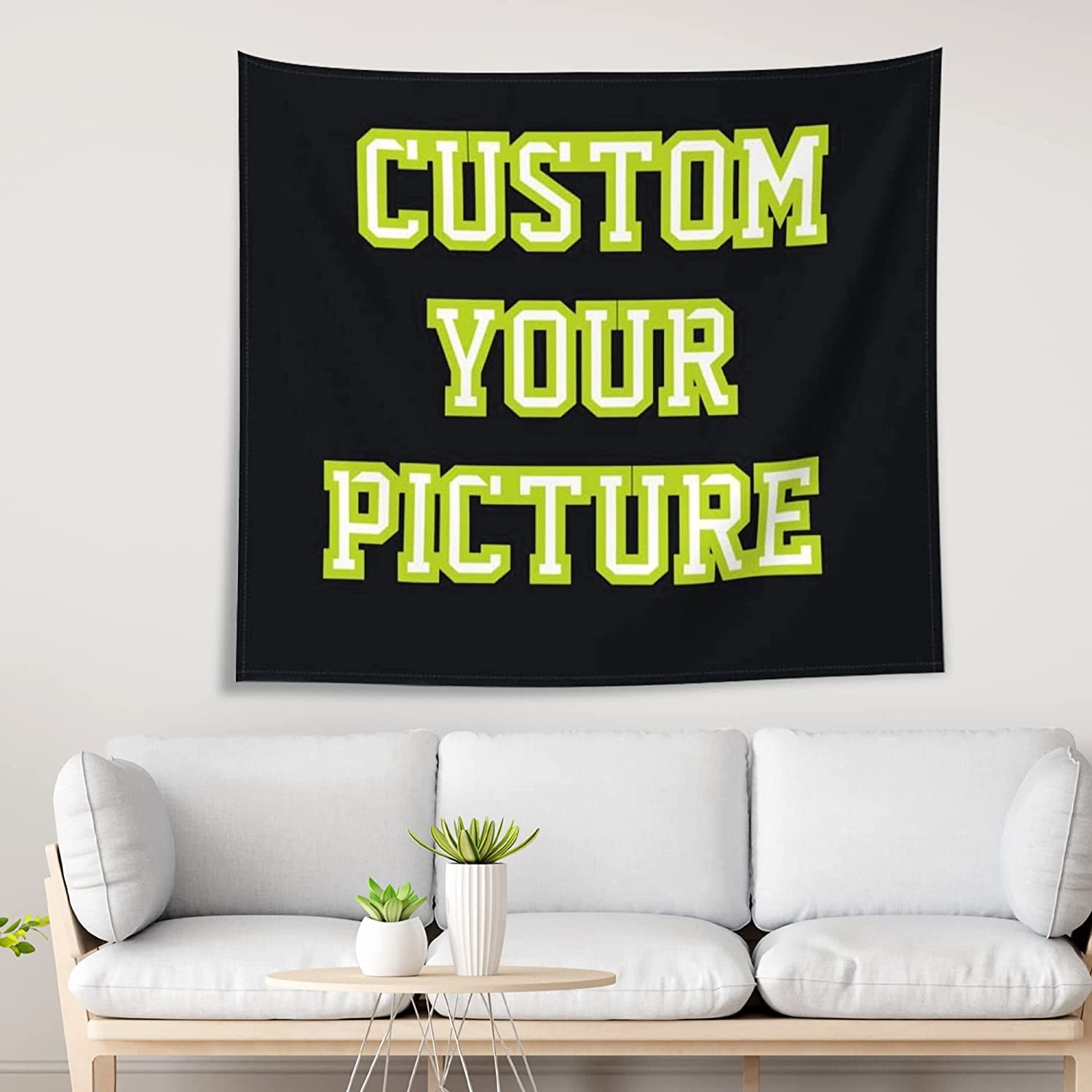 Minhin Various Sizes Custom Tapestry Upload Image & Signs Customize for ...