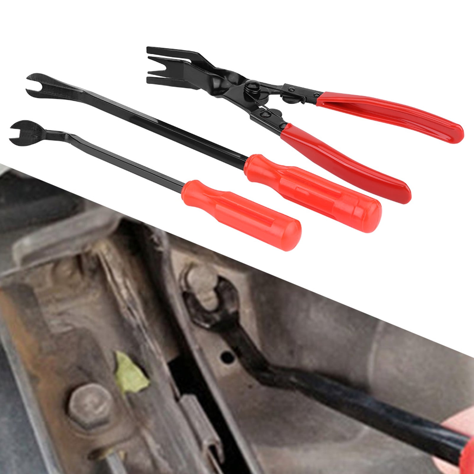 Minhui 3Pcs Vehicle Tools Door Trim Rivets Clips Pliers Fastener ...