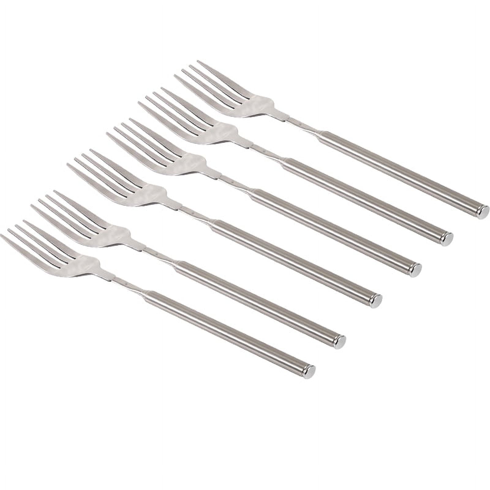 Minhui Extendable Forks, Portable BBQ Telescopic Fork Stainless Steel ...