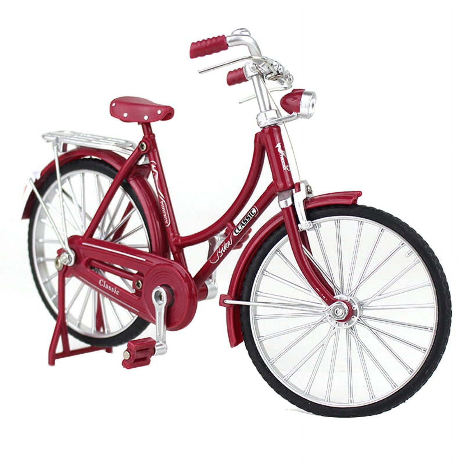 Mini 1:10 Alloy Model Bicycle Diecast Metal Finger Mountain Bike Retro ...