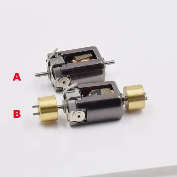 Mini 1.5mm Dual Shaft Flywheel Engine Micro 10mm*15mm Electric Motor DC ...