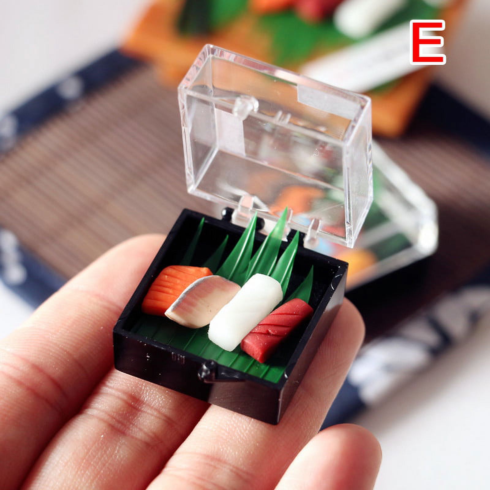 Mini 1/6 Scale Dollhouse Janpanese Sushi Food Kitchen Accessories Toy ...