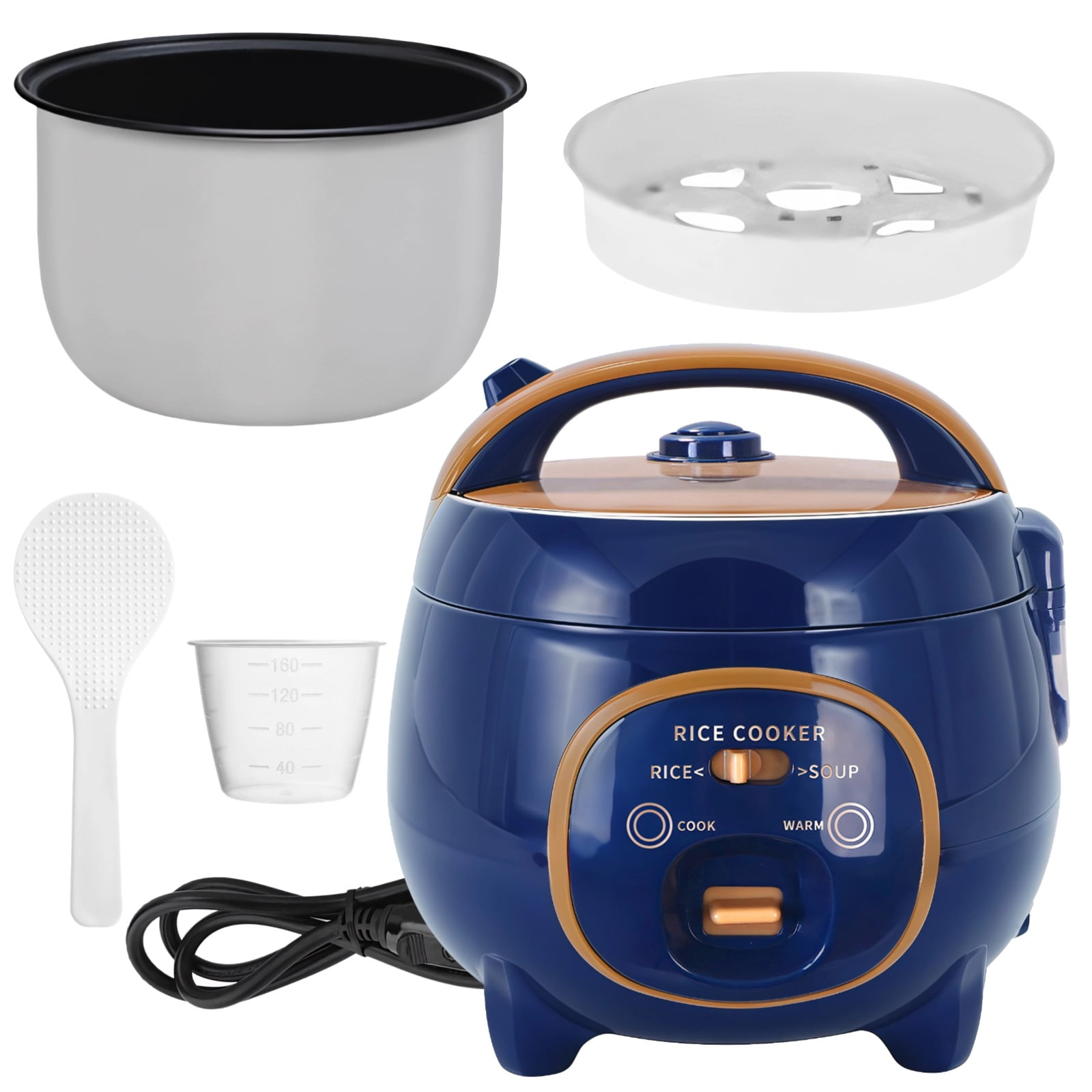 Mini 1.8L Rice Cooker for Small Portions, Ideal for 1-3 People, Quick ...