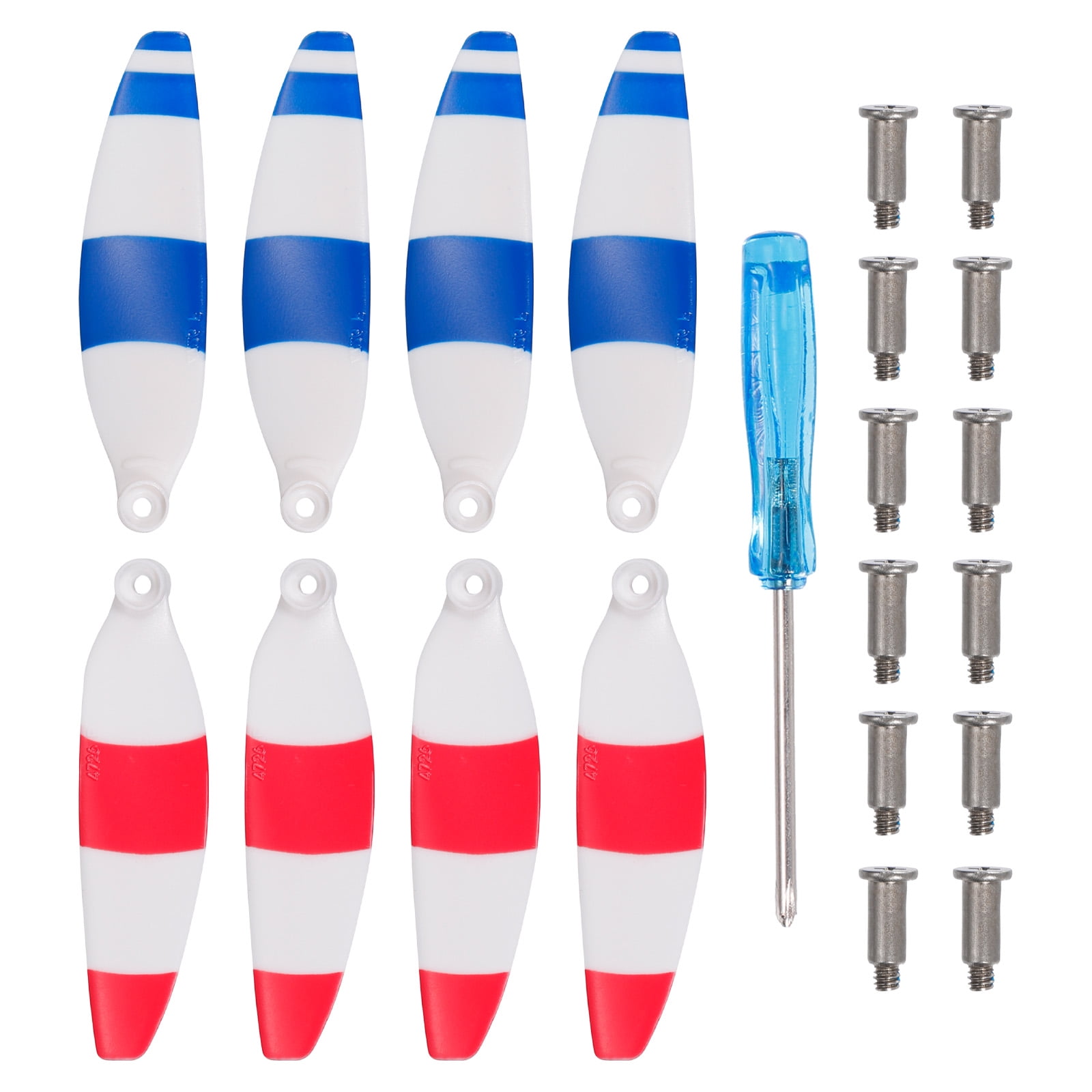 Mini 1 RC Propellers Blades Props White Red Blue with Screwdriver/Screw ...