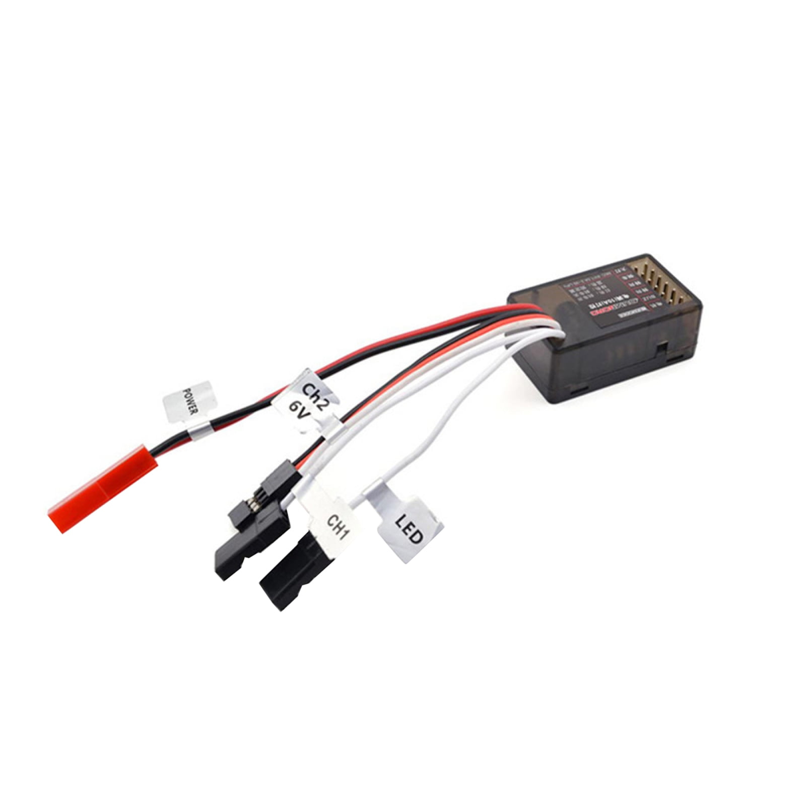 Mini 10A ESC Brushed Electric Speed Controller Brake for 1/28 1/24 RC ...