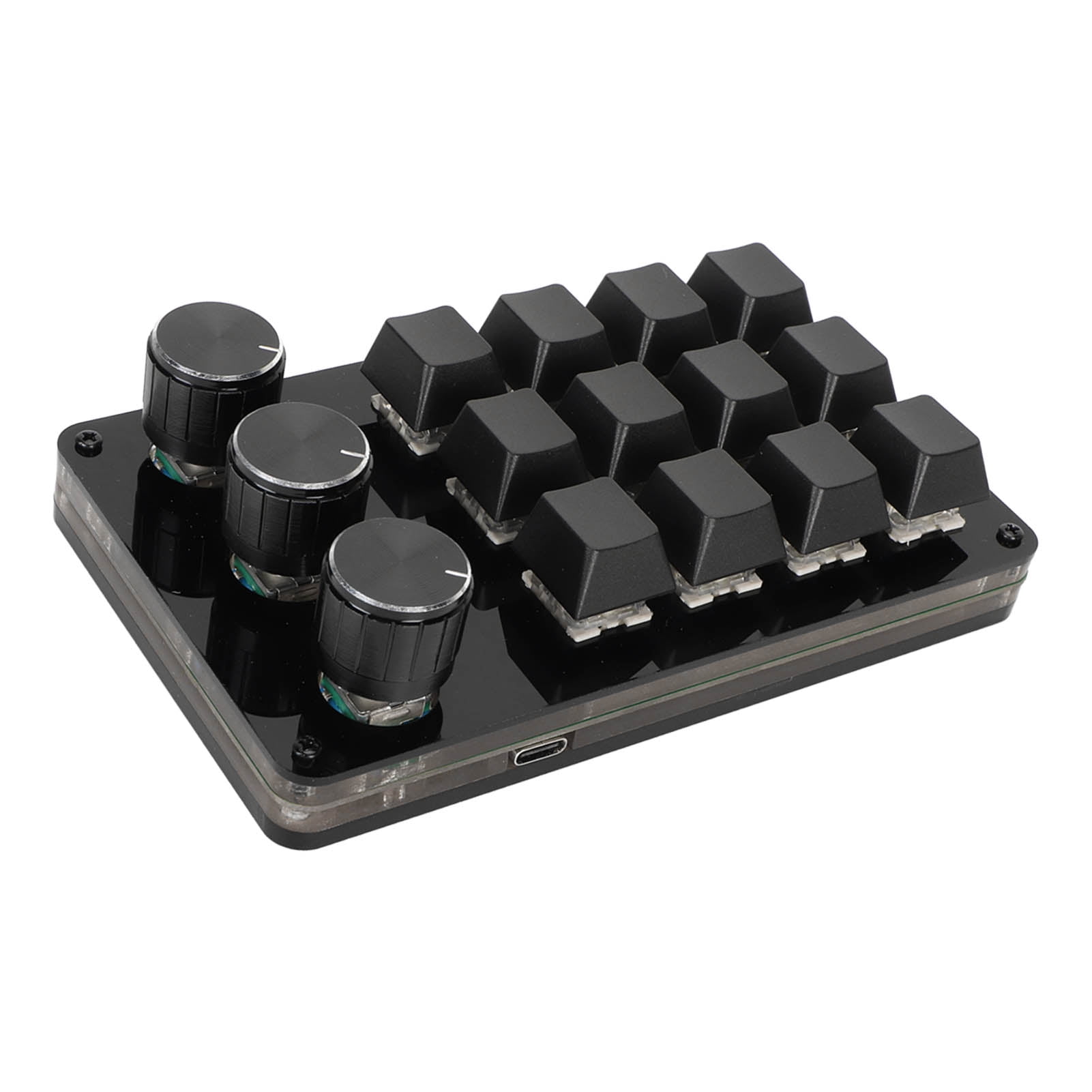 Mini 12 Key Keypad With 3 Knob Custom Programme Hot Swappable Keyboard