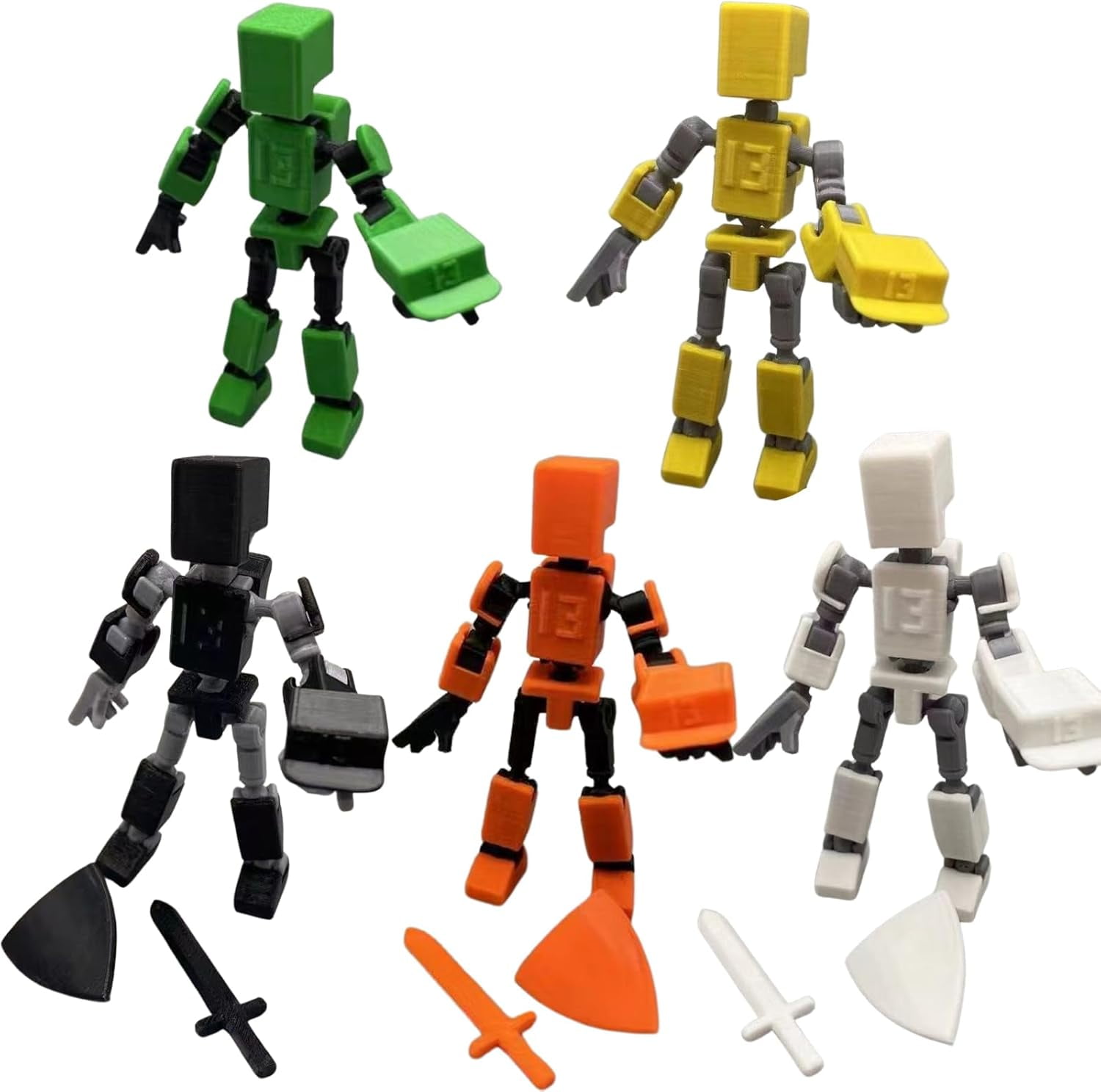 Mini 13 Action Figure, Mini T13 Action Figure 3D Printed, Fully ...