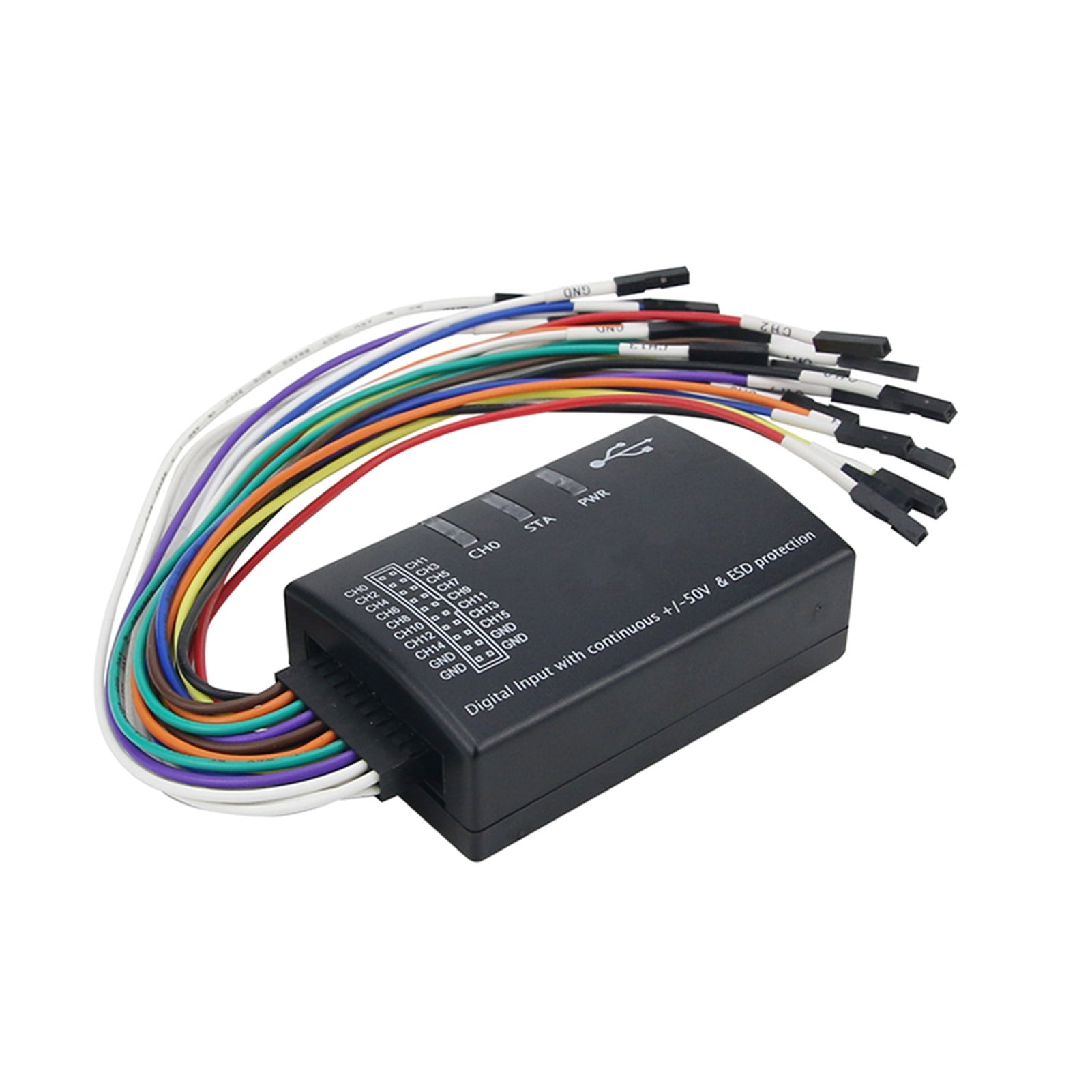 Mini 16 Logic Analyzer USB 100M Max Sample Rate 16CH Version 1.1.34 ...