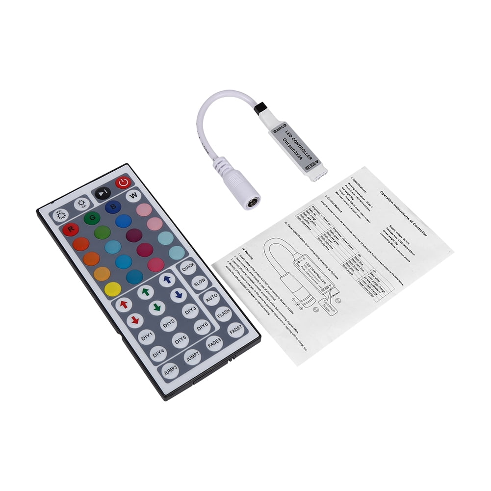 Mini 17/20/24/44 Keys IR Remote Wireless Controller for 3528 5050 RGB ...