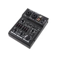 Mini 2 Channel Sound Card Mixing Console Digital Audio Mixer Built in ...