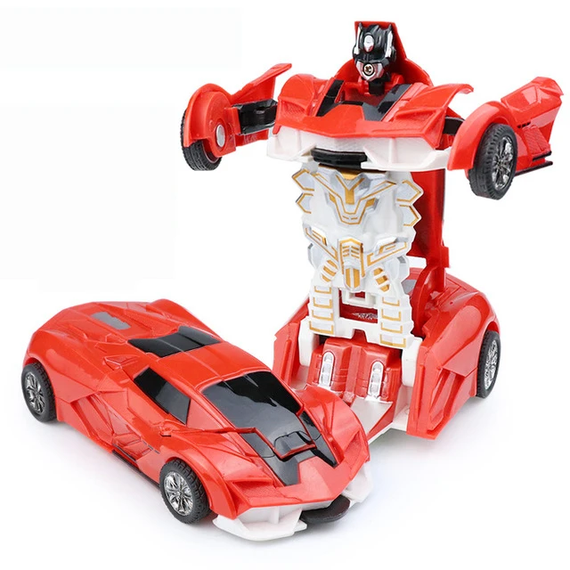 Mini 2 In 1 Car Toys One-key Deformation Car Toys Automatic ...