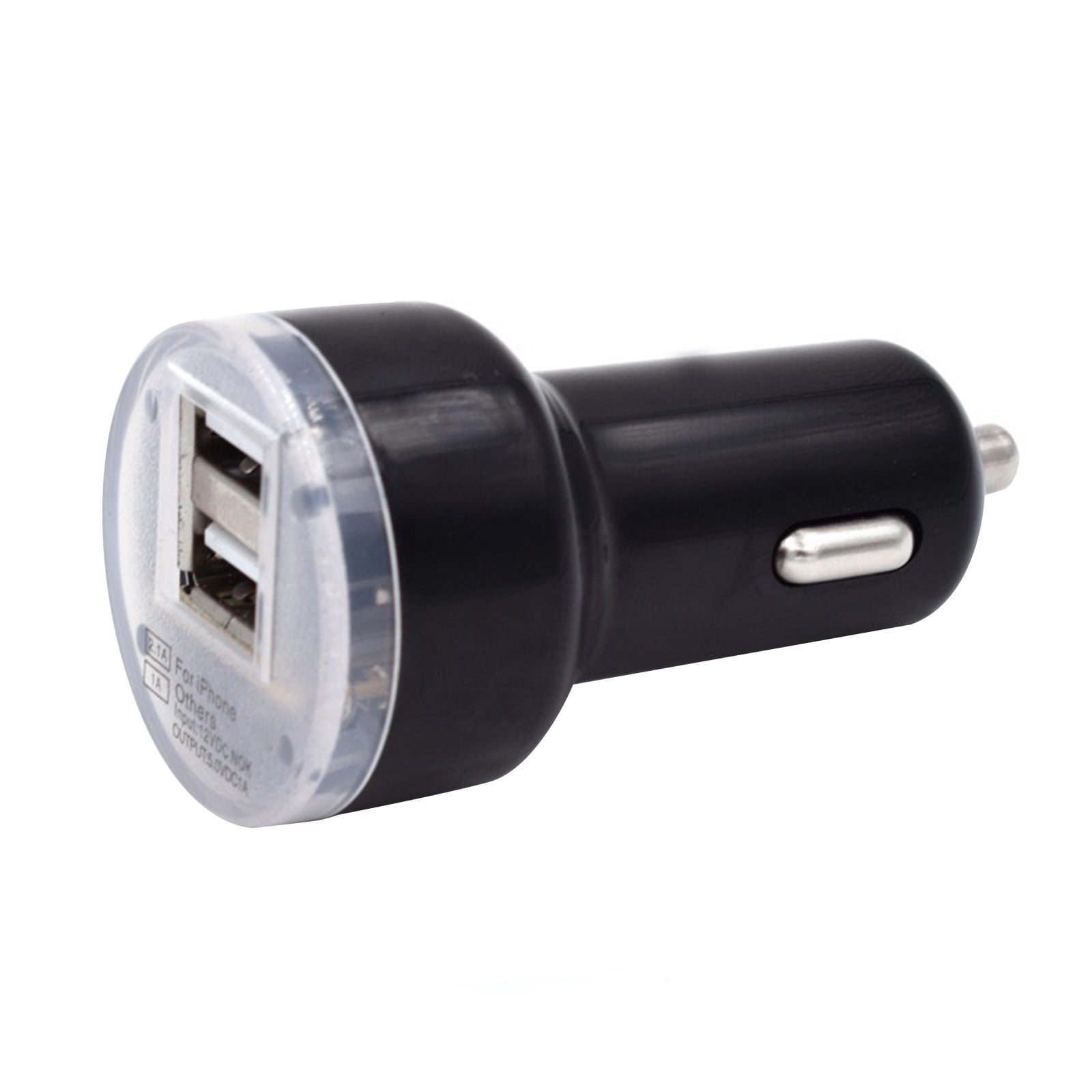 Mini 2 Multifunction Universal Car Charger with USB Ports and LED Power ...