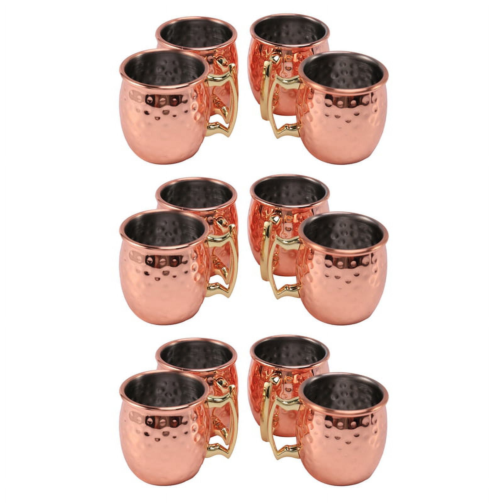Mini 2-Ounce Stainless Steel Mug Espresso Mini Mugs Copper Plated Mugs ...
