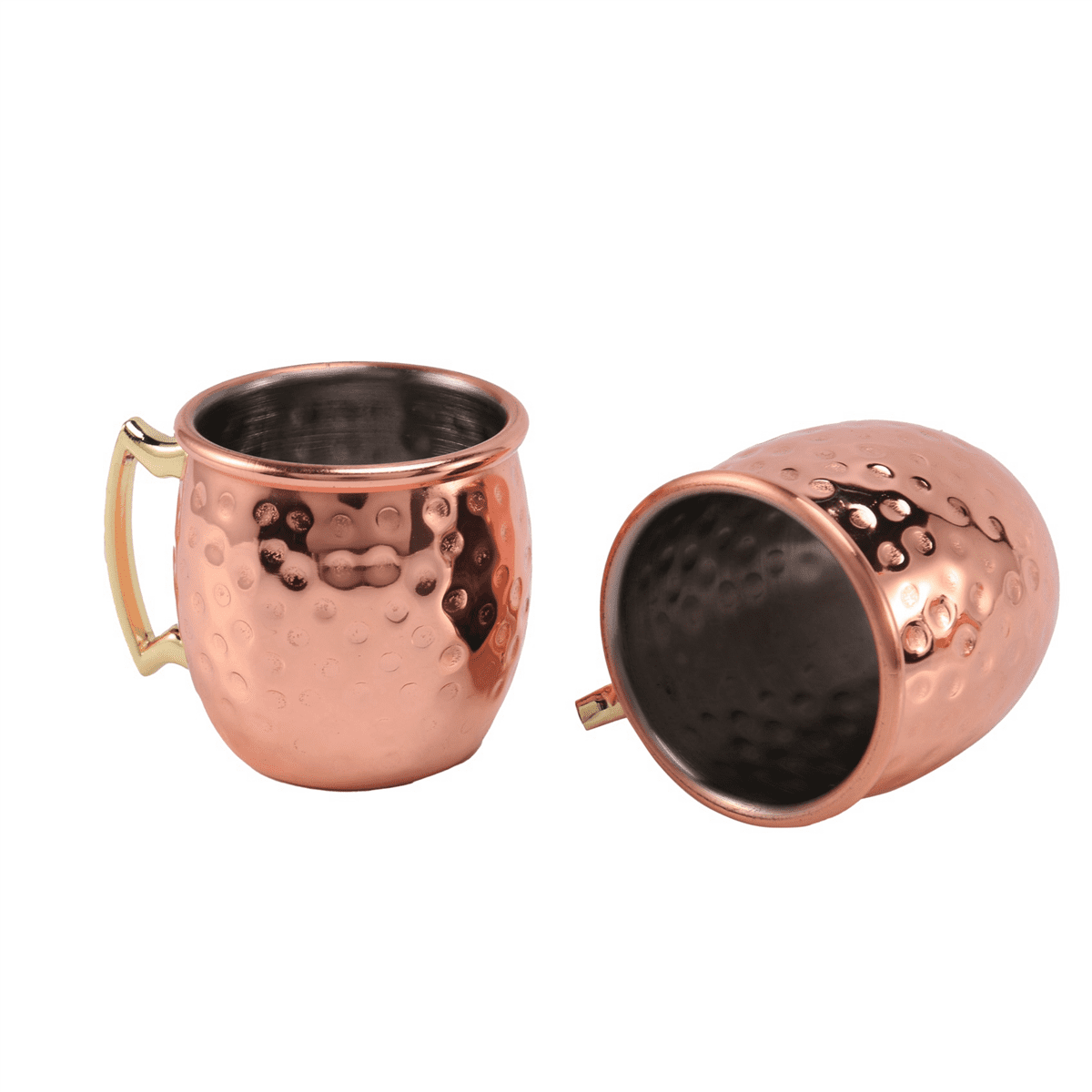 Mini 2-Ounce Stainless Steel Mug Espresso Mini Mugs Copper Plated Mugs ...