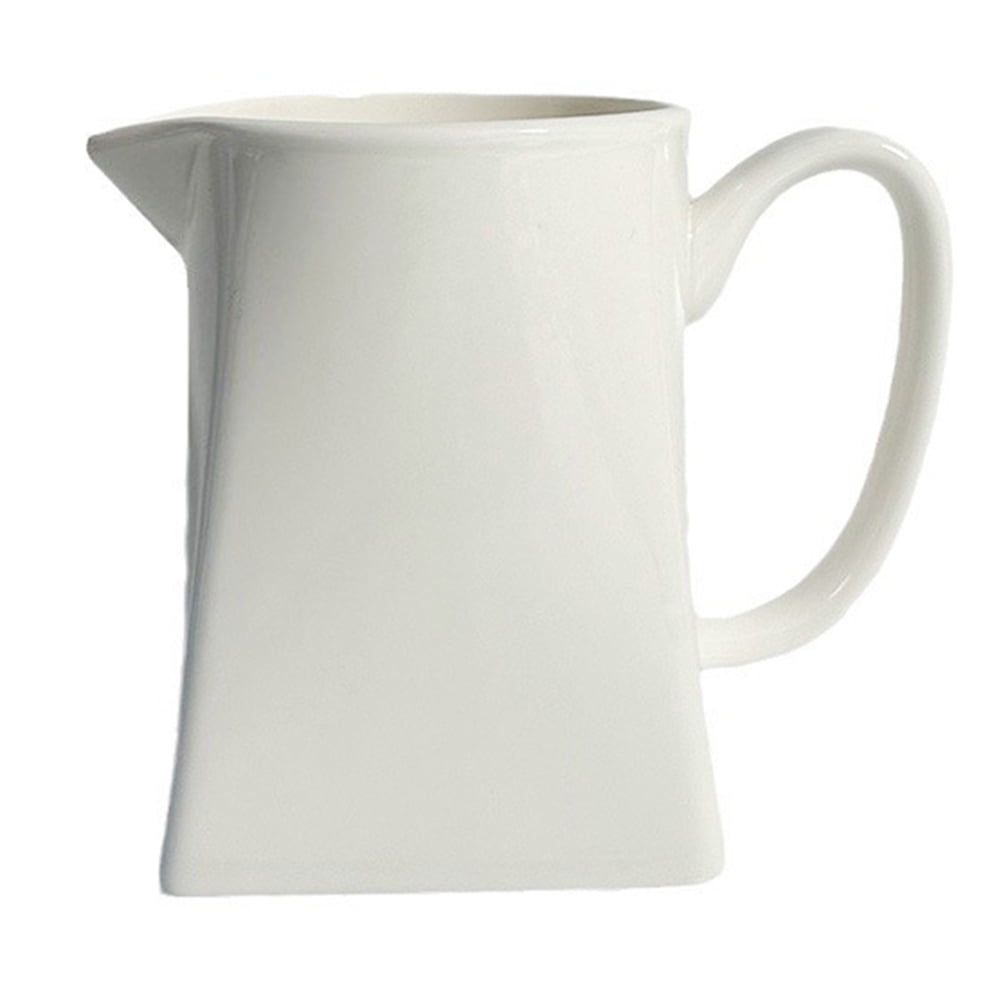 Mini 230ml Ceramic Cream Jug Small Porcelain Pitcher for Coffee Tea ...
