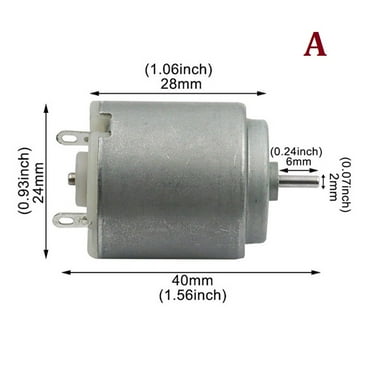 6 Pack DC 1.5-3V 15000RPM Mini Electric Motor for DIY Toys, Science ...