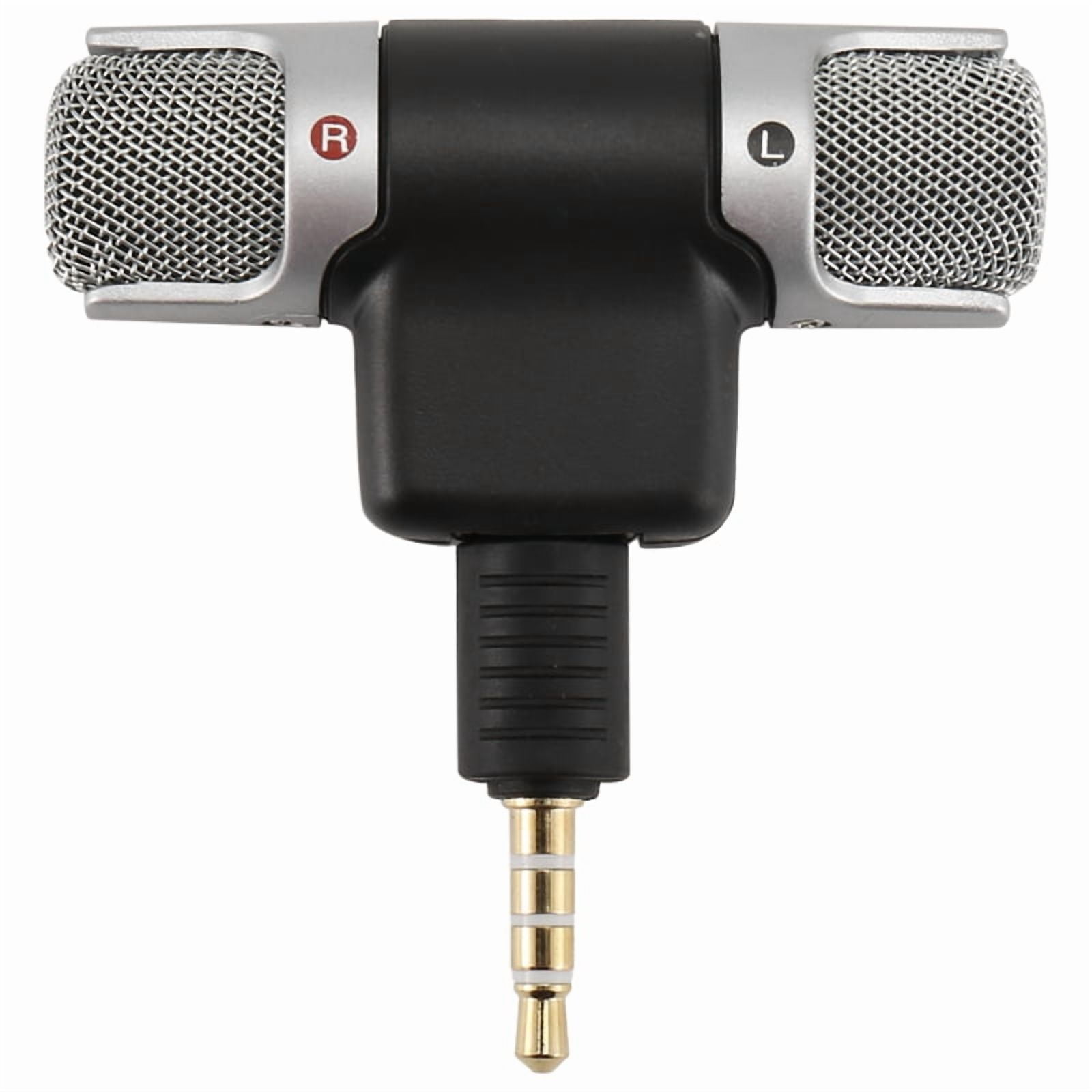 Mini 3.5mm Jack Microphone Portable Stereo for Phone Recording ...