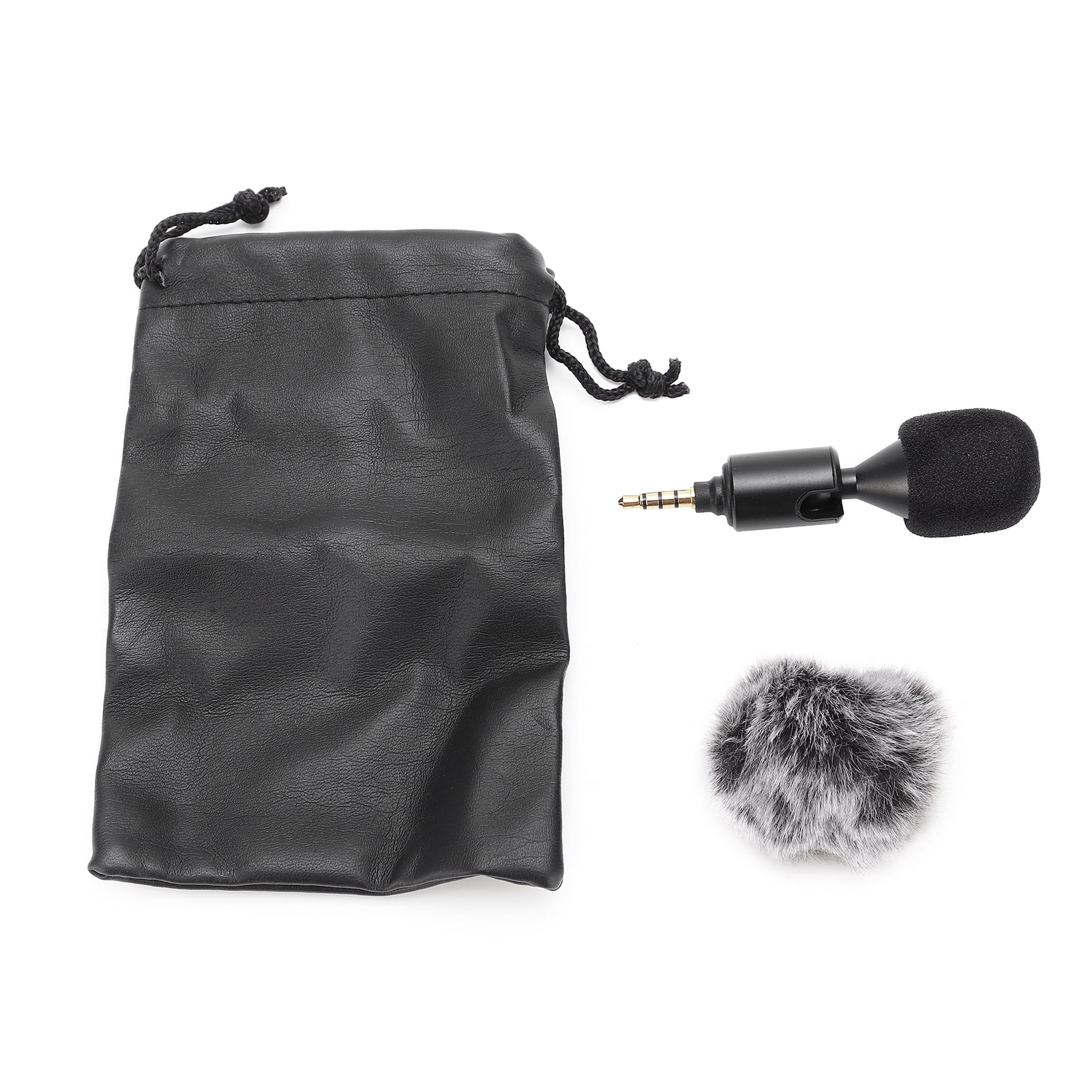 Mini 3.5mm Plug and Play Cardioid Microphone for Mobile Phone DSLR ...