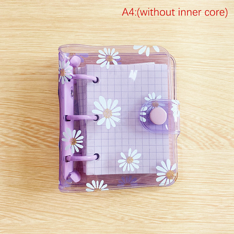 Mini 3 Hole Daisy Binder Note Planner Organizer Notebook Diary Ring ...