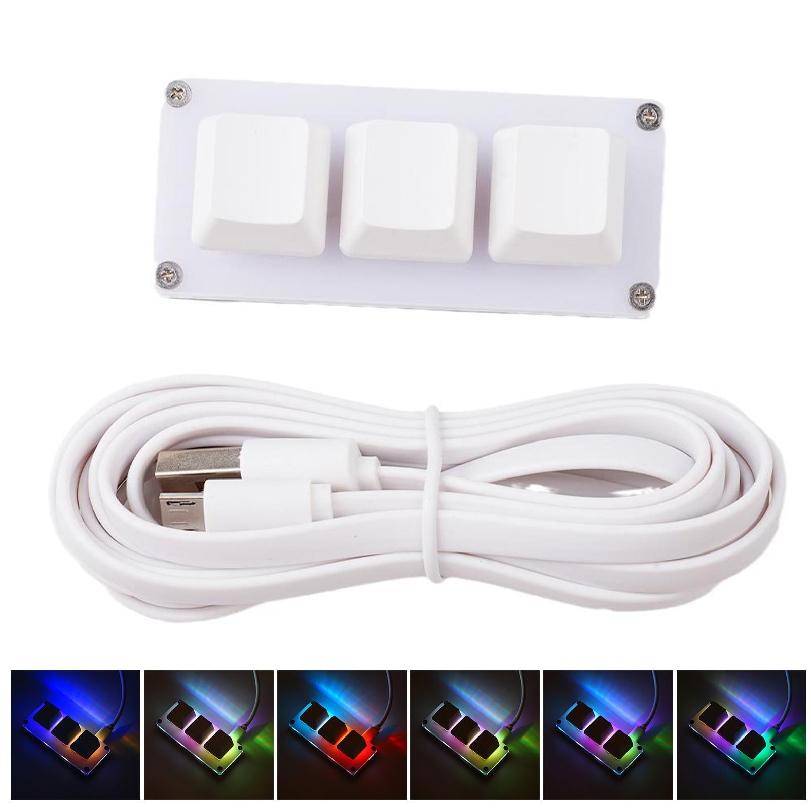 Mini 3-key Keypad Gaming Keyboard Programming ro Keypad Mechanical Y2U8 ...