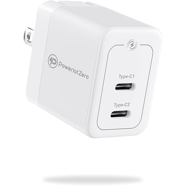 Mini 35W Dual USB C Wall Charger - PowerlotZero 2 USBC Port Power ...