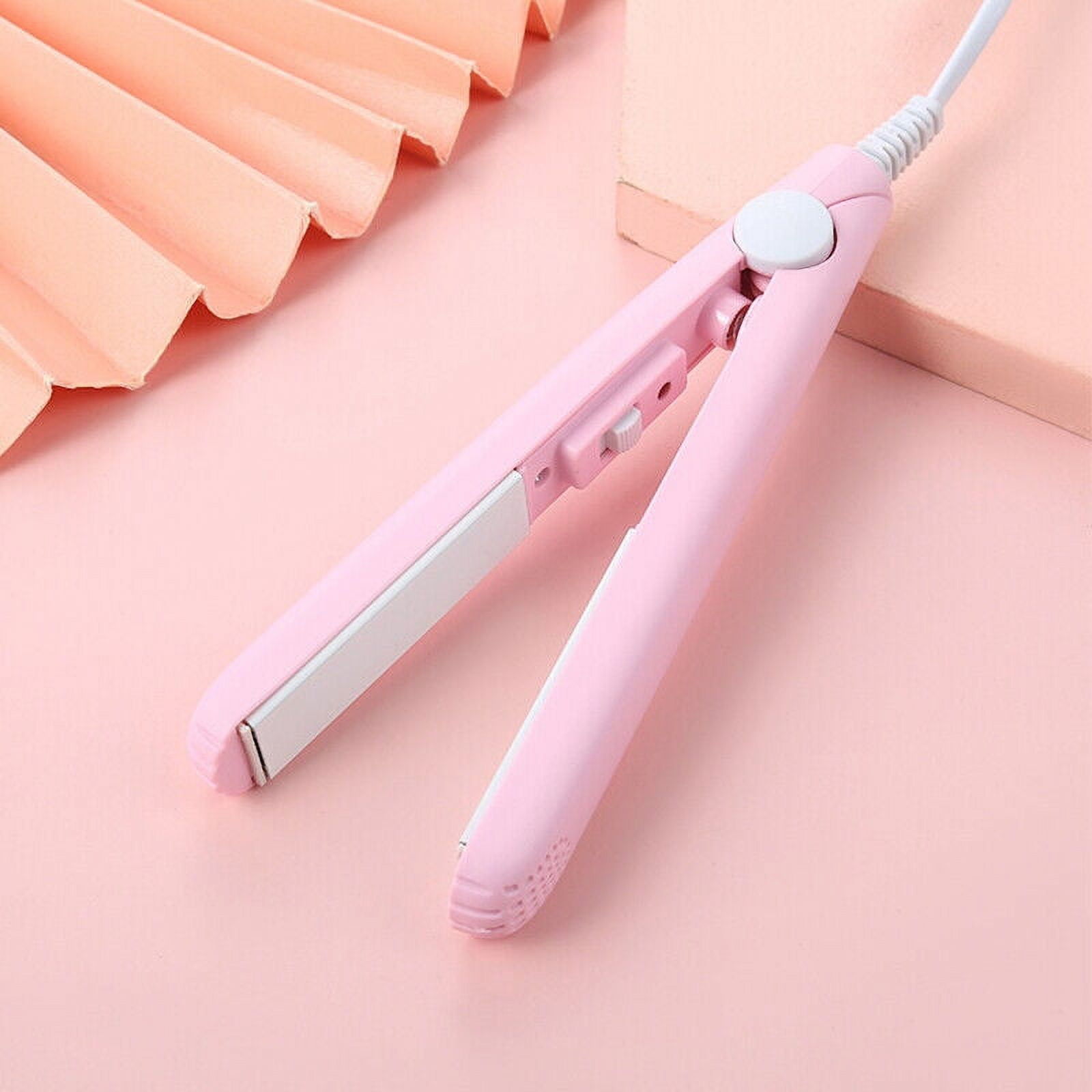 Mini 3D Grid Hair Crimper Curling Iron Volumizing Hair Iron Ceramic ...