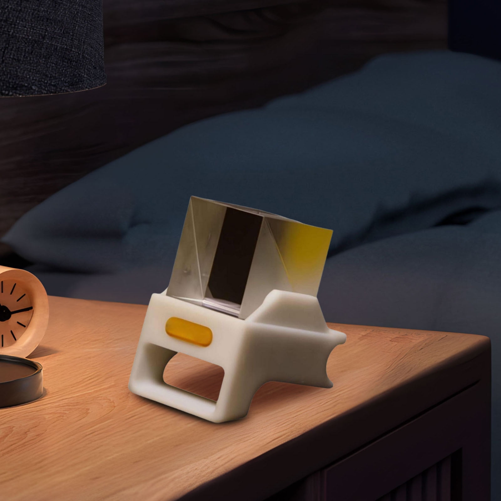 Mini 3D Hologram Cube Display,Crystal Photo Desktop Decoration, Smart ...