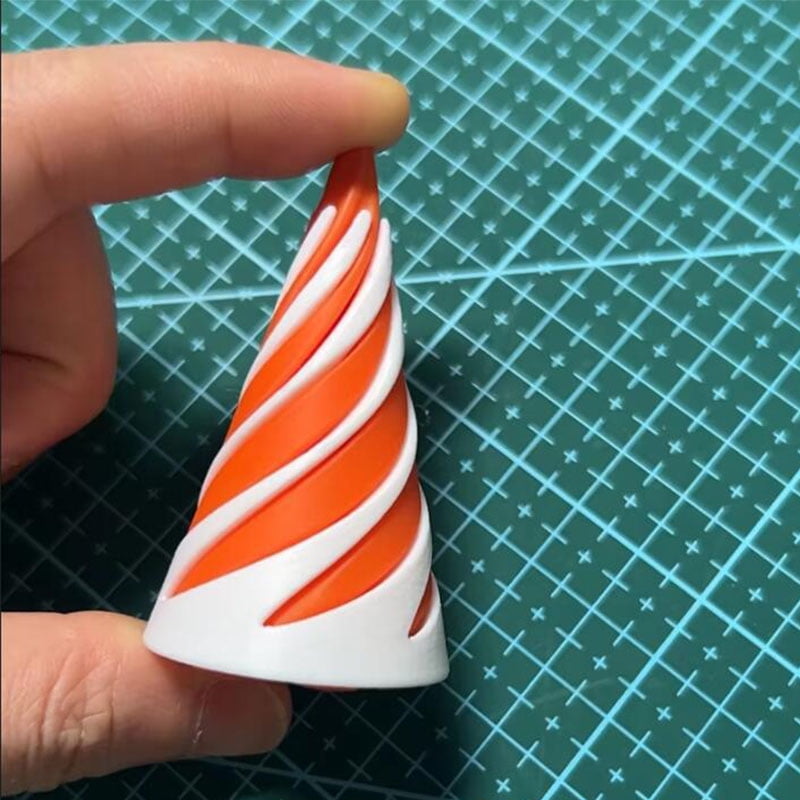 Mini 3D Printed Spiral Fidget Toys Stress Relief Infinity Magic Cube ...