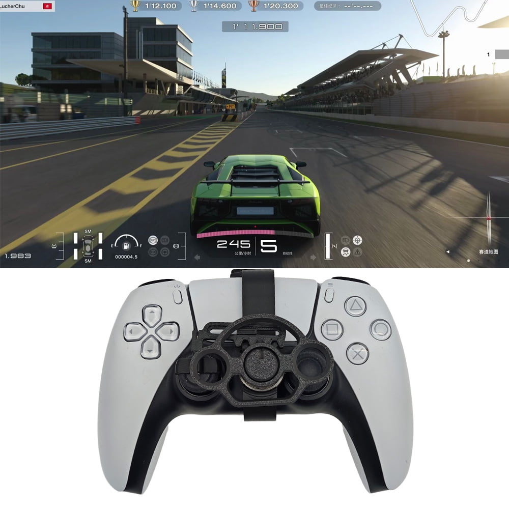 Mini 3D printing Steering Wheel for PS5 ， PS5 slim Game Controller ...