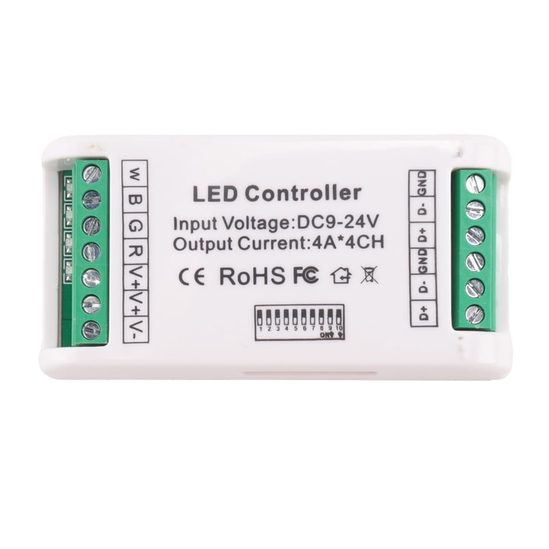 Mini 4 Channel RGBW Decoder 16A RGB RGBW Strip Controller 512 Dimmer ...