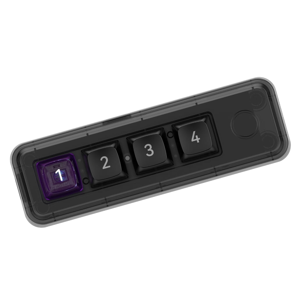 Mini 4 Key Mechanical Gaming Keyboard Hot Swap Designing Double USB C ...