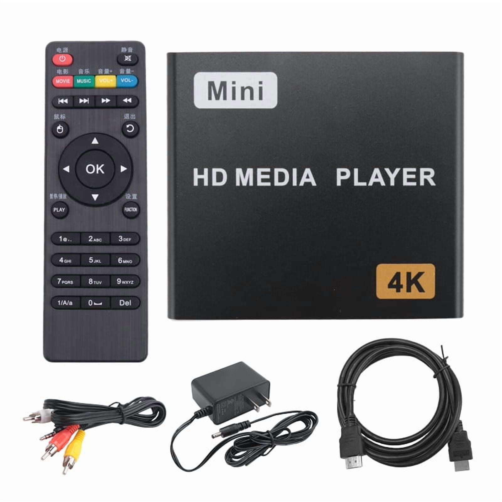 Mini 4K HDD Media Player 1080P Horizontal and Vertical Digital Video ...