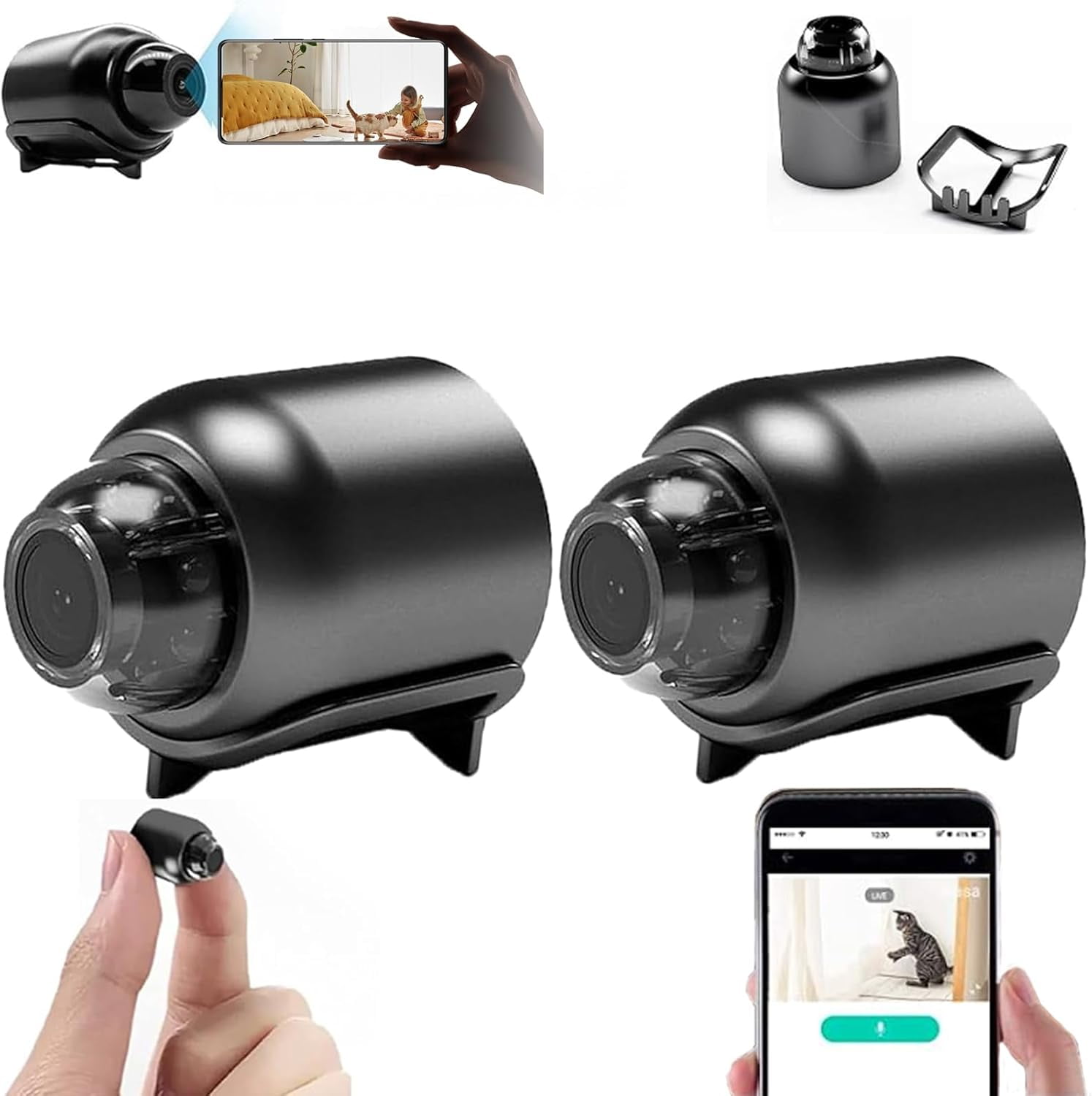 Mini 4g Wireless WiFi Camera 1080p HD 01, Mini WiFi Camera Wireless ...