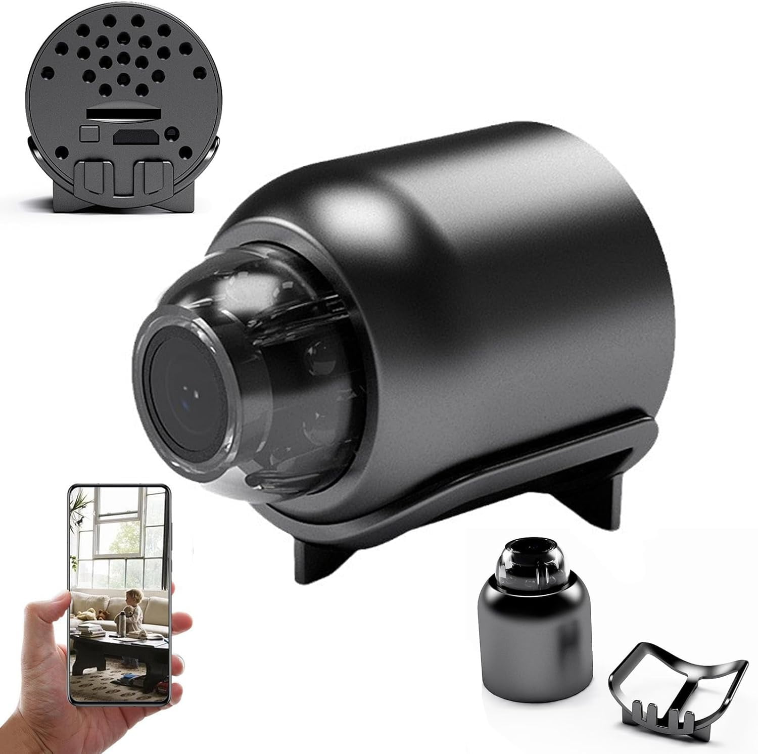 Mini 4g Wireless WiFi Camera 1080p HD, Cat Eye Camera, X5 Mini Cameras ...