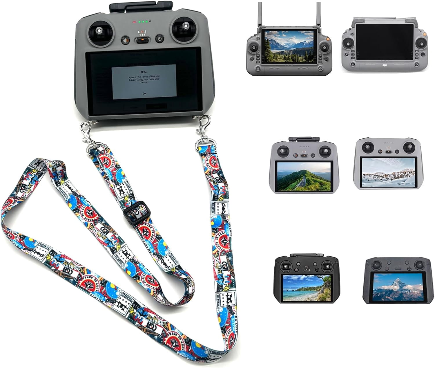 Mini 5 Pro RC 2 Lanyard, Adjustable Neck Strap For Air 3S/Air 3/Mini 4 ...