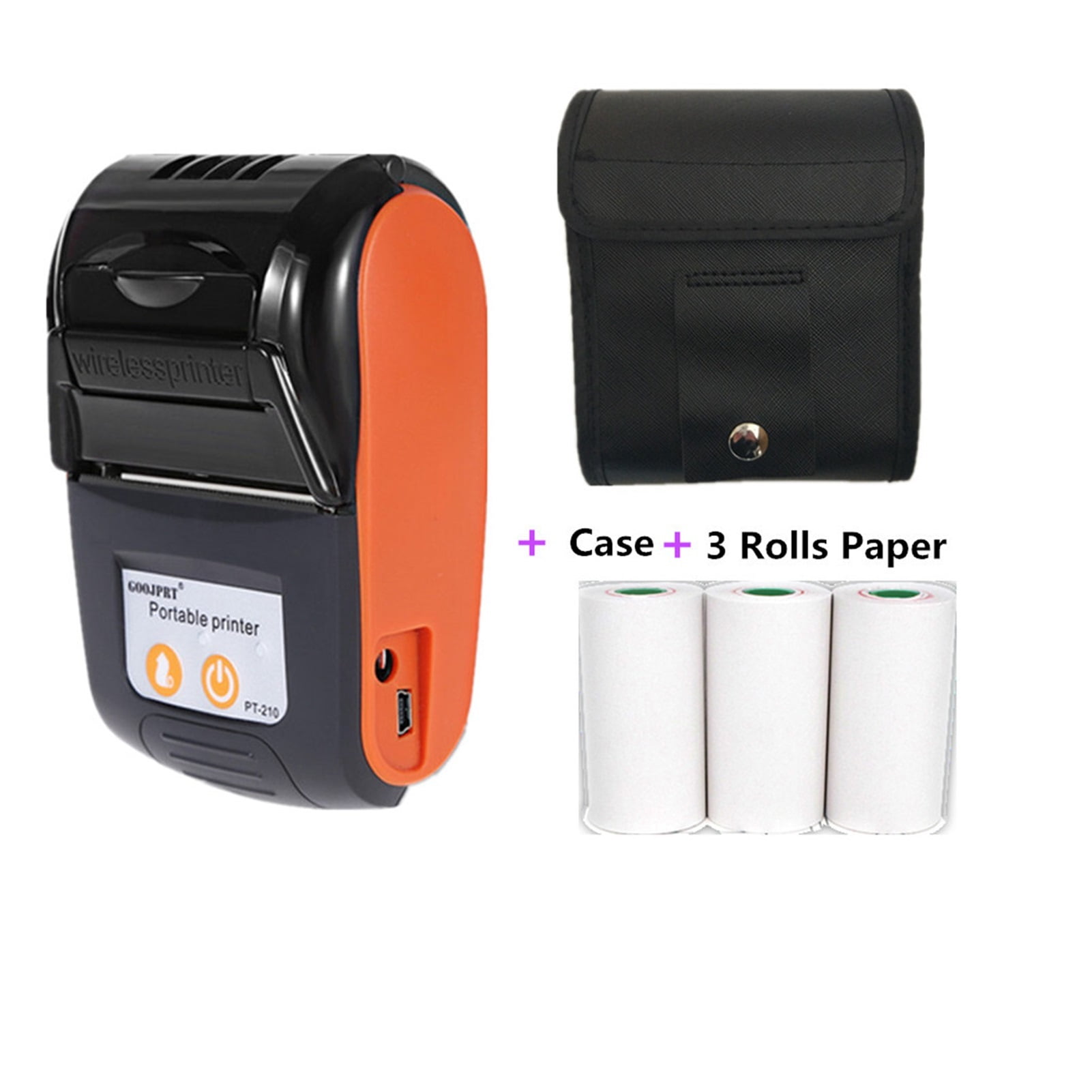 Mini 58mm Paper Bill Pocket Bluetooth Printer Wireless Portable Thermal ...