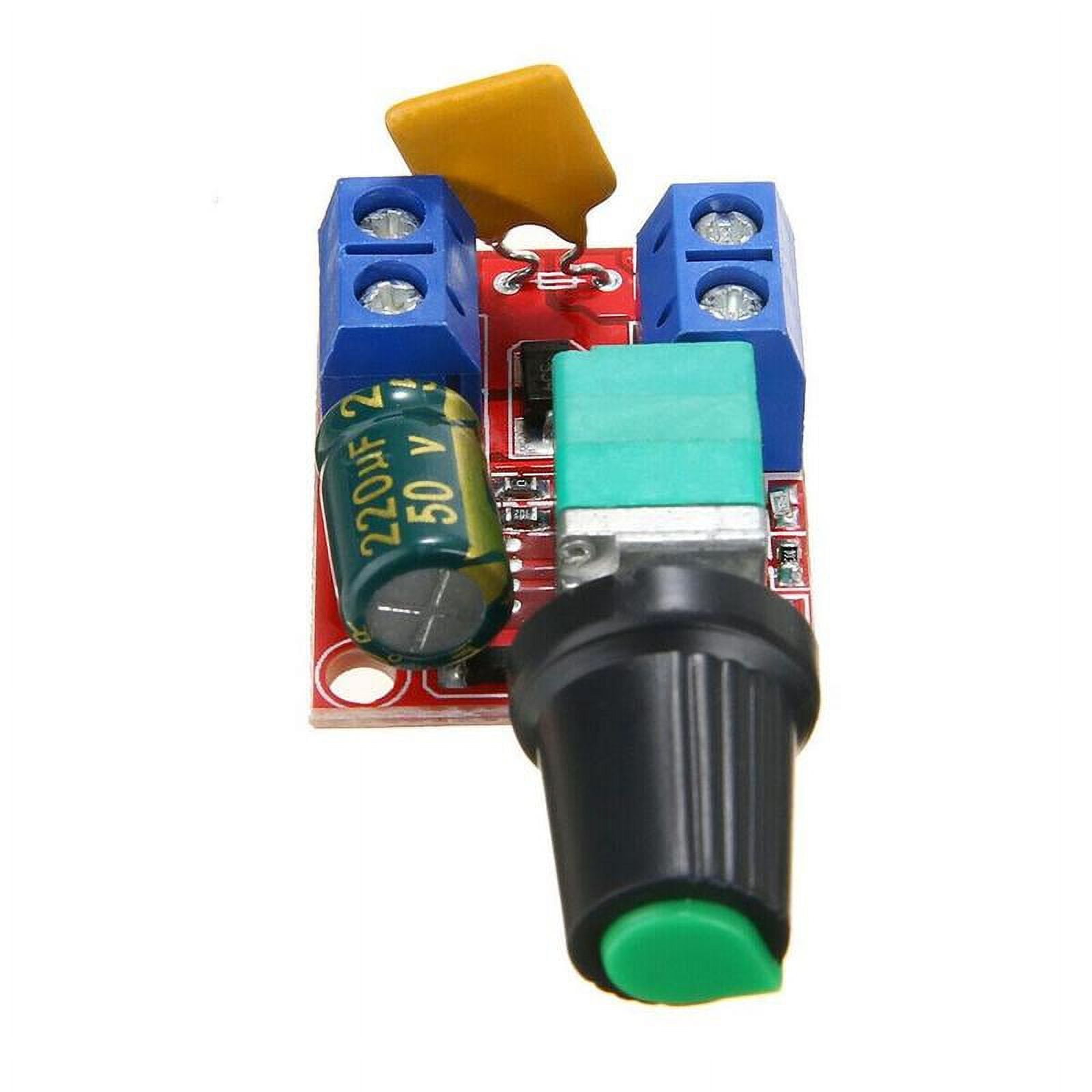 Mini 5A Motor PWM Speed Controller 3V-35V Speed Control BEST Switch LED ...