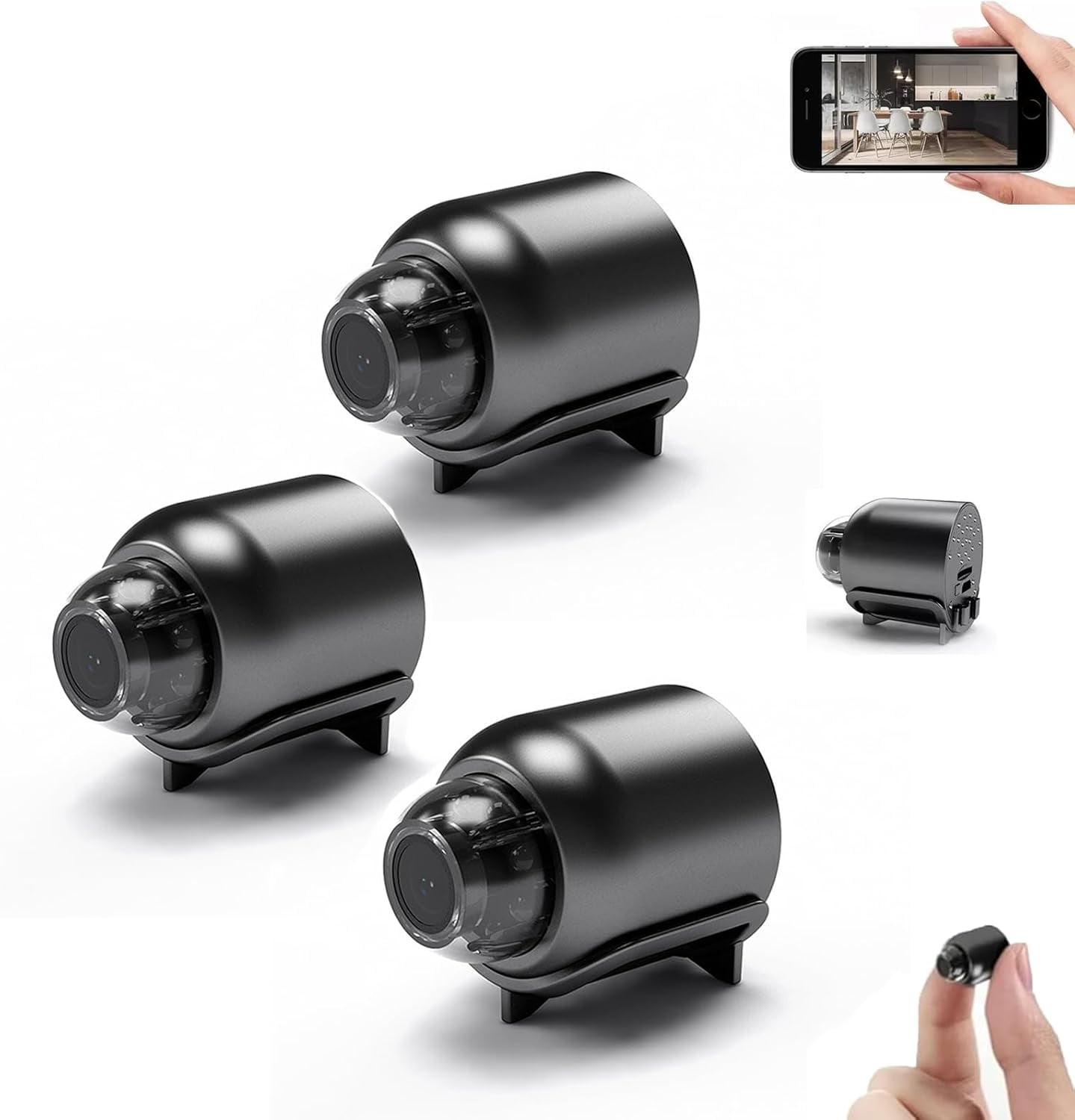 Mini 5G WiFi Camera HD, Mini Wireless WiFi Camera 1080p HD, AI Motion ...