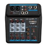 Mini 6 4 Channel Professional Portable Mixer Sound Mixing Console ...