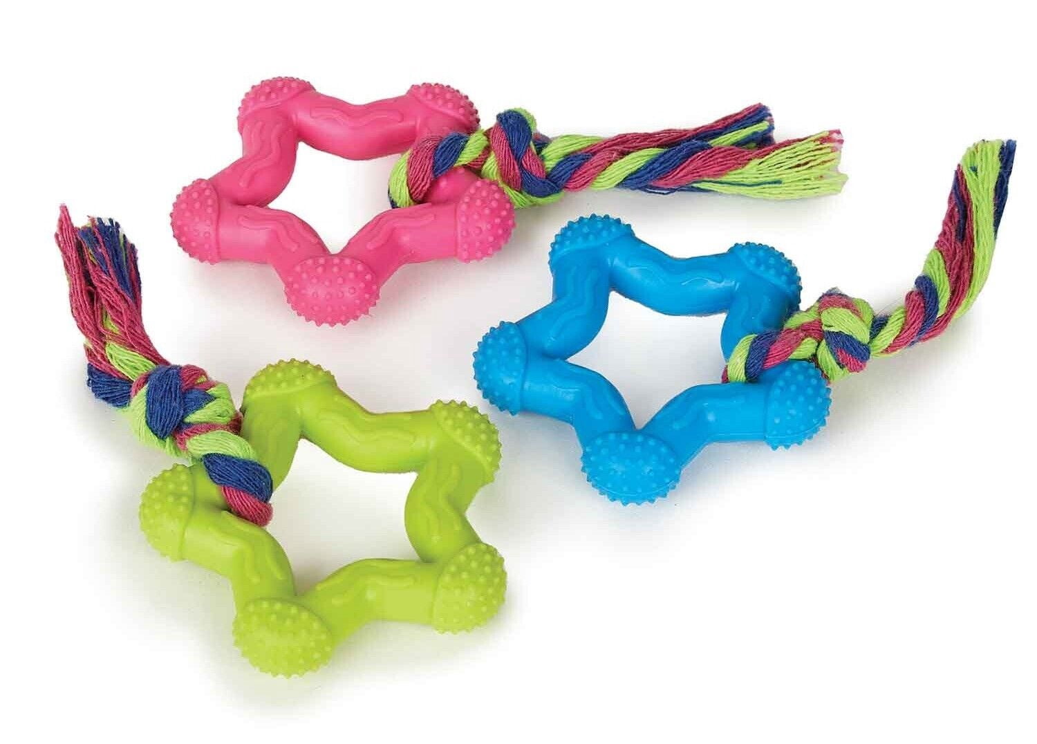 Mini 6" Dog Toys for Small Breeds and Puppies Chew Play Tug Toss Rope ...