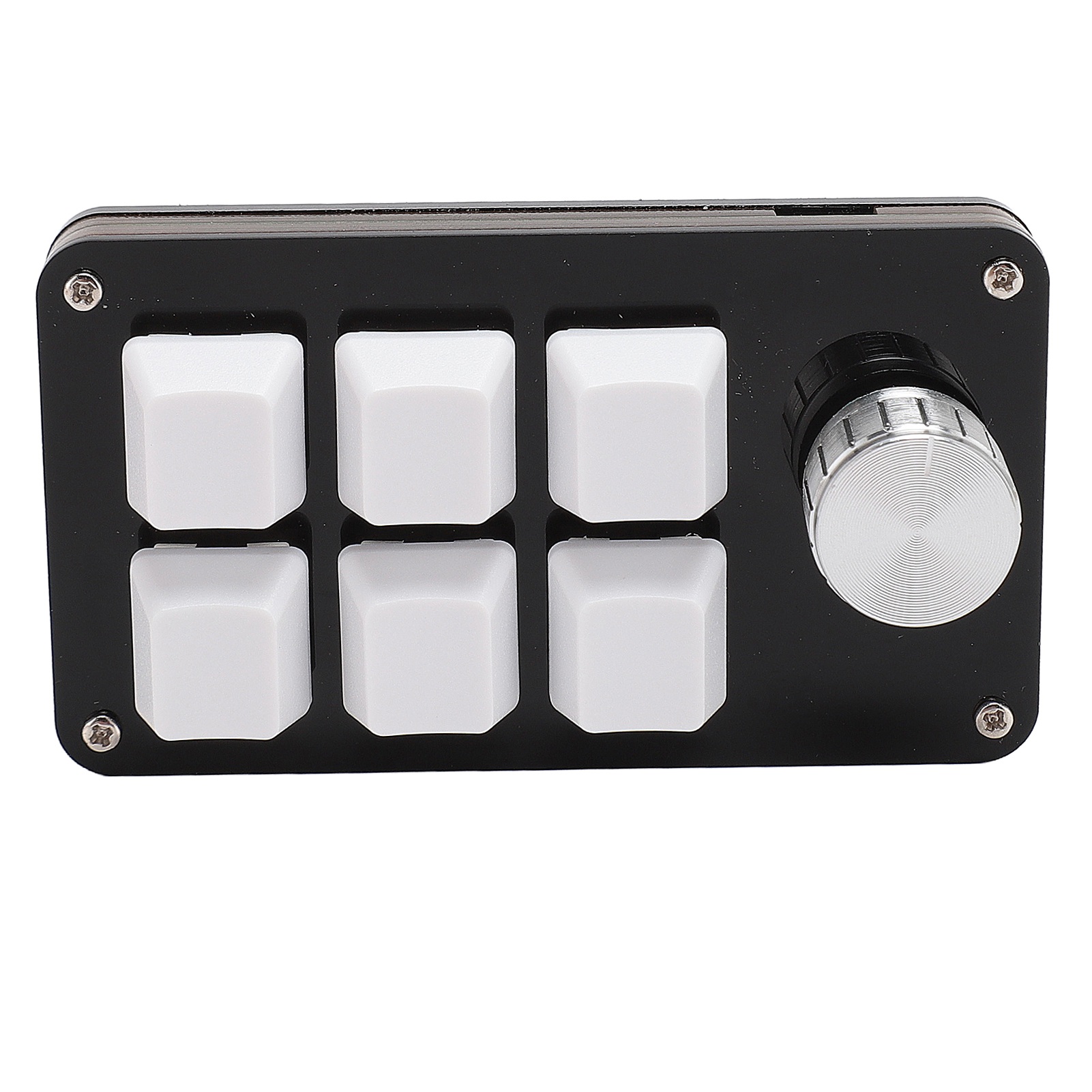 Mini 6 Key Keypad With Knob Custom Programming Hot Swappable Blue