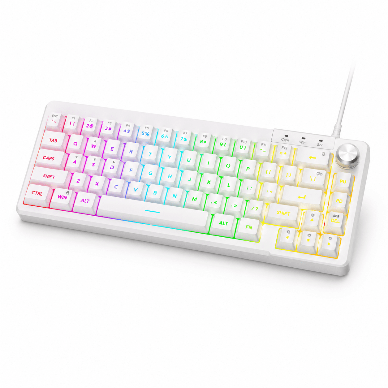 Mini 60% Gaming Rgblit Ultra-compact Ts68 Waterproof Mechanical Feeling ...