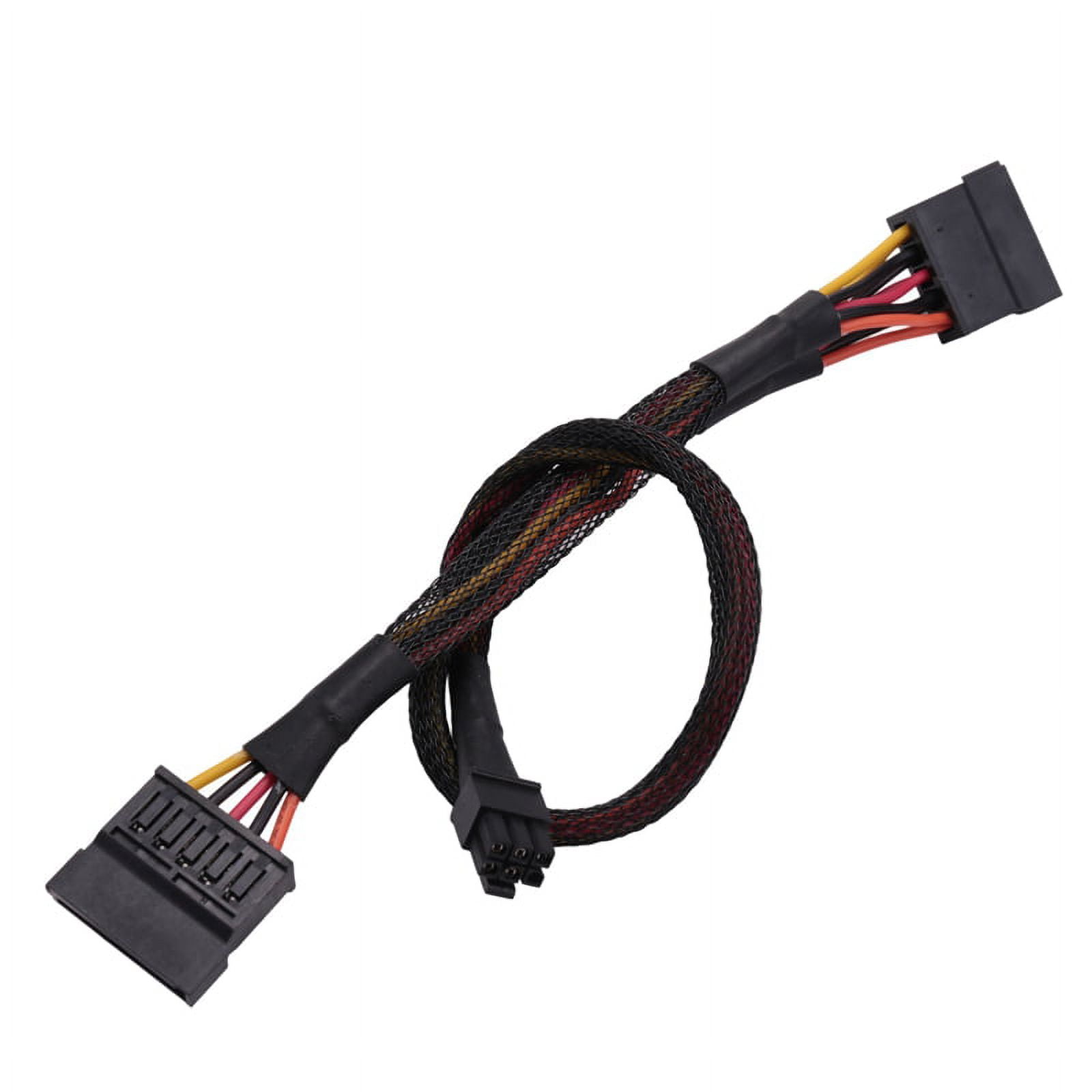 Mini 6Pin to 15Pin X2 SATA Power Cable Cord for Vostro 3650 3653 3655 ...
