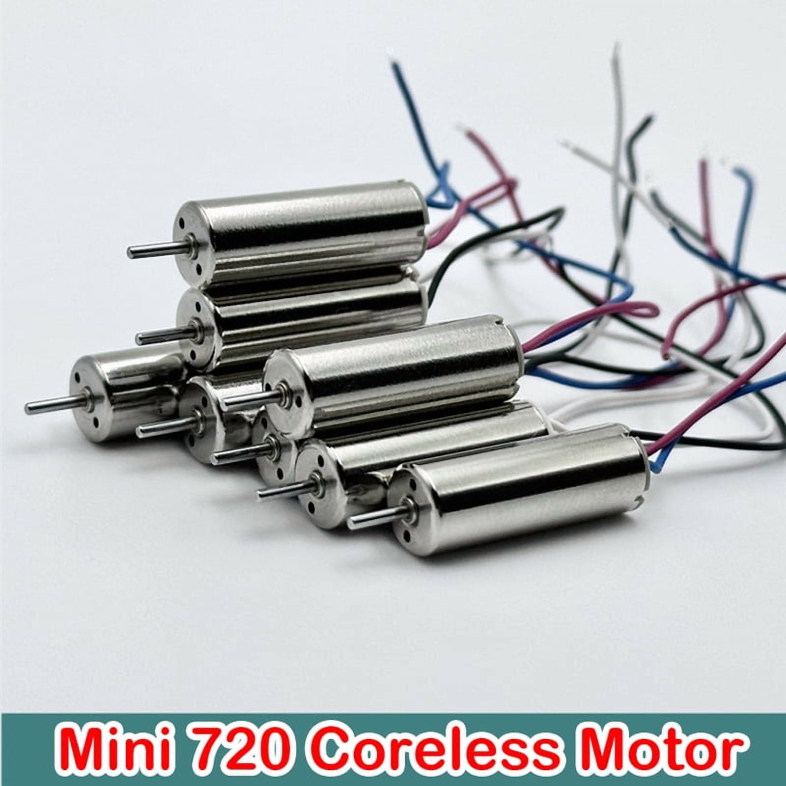 Mini 720 Coreless Motor DC 3.7V 48000RPM High Speed Aircraft Motor ...