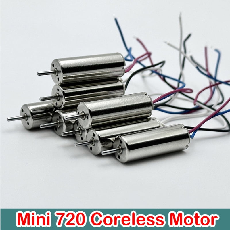 Mini 720 Coreless Motor DC 3.7V 48000RPM High Speed Aircraft Motor ...